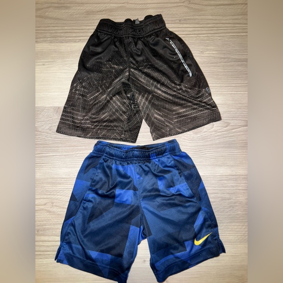 Nike | Bottoms | Toddler Black And Blue Shorts Duo Set | Poshmark